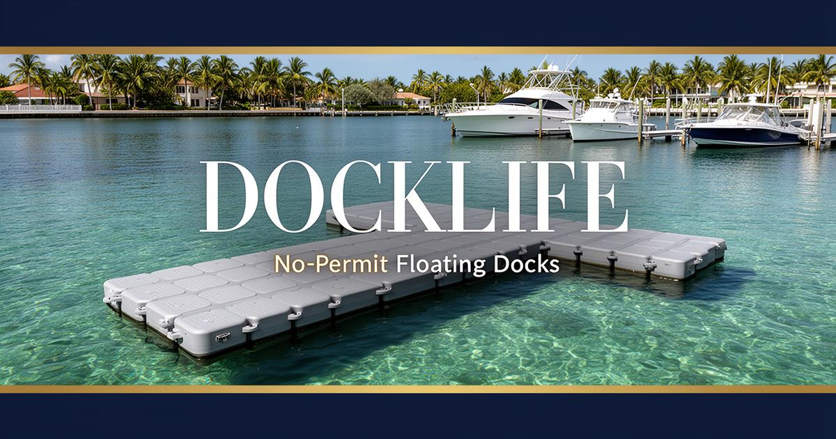 Premium No-Permit Floating Docks | Modular Dock Systems from Florida ...